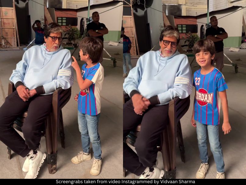 Amitabh Bachchan’s Little Co-Star Vidvaan Sharma Reminds Him Where They Met Before And Their ...